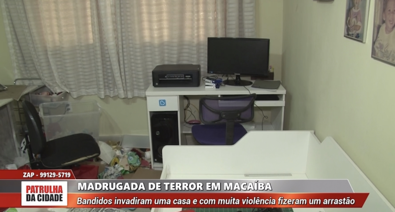 Reportagem sobre a casa invadida por criminosos em Macaíba - Portal de ...